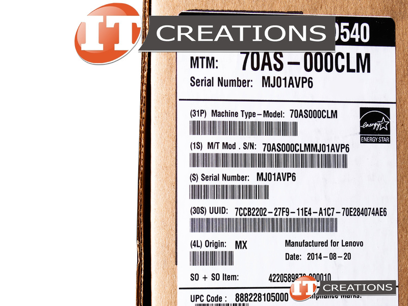 70AS-000CLM-RETAIL - Retail - LENOVO THINKSERVER RD540 RACK SERVER X2 ...