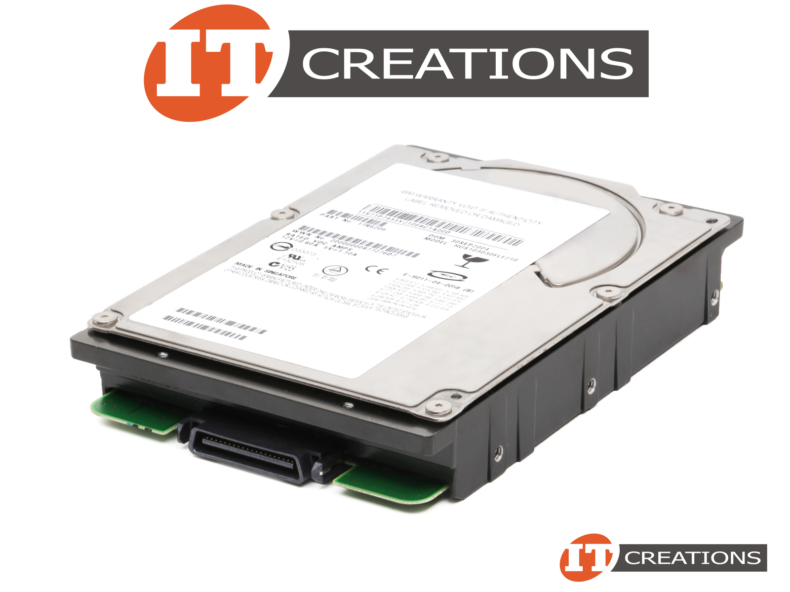 71P7433 IBM 300GB 10K RPM 3.5 INCH 40-PIN FIBER CHANNEL HARD DRIVE ...
