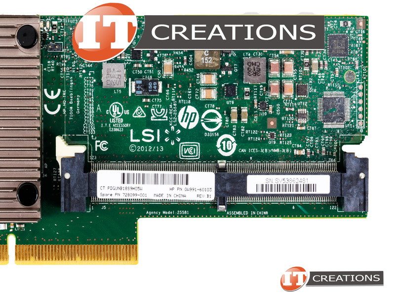 728099-001-HIGH P HP 8E PCI-E X8 PCA BOARD FOR HPE STOREONCE 6500 ...