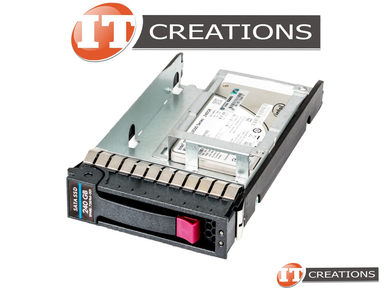 728766-001 - New Other - HP / INTEL 240GB MLC SATA III 3.5 INCH LARGE ...