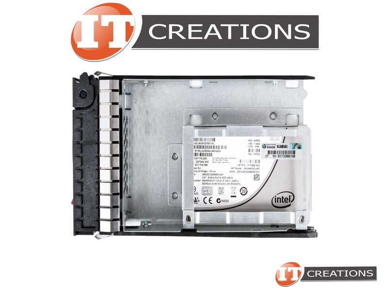 728768-001 - Refurbished - HP 480GB MLC SATA III 3.5 INCH LARGE FORM ...