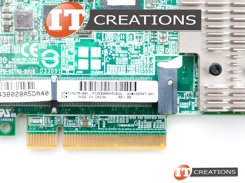729635-001-HIGH P HP SMART ARRAY P430 CONTROLLER 12GB/S PCI-E 3.0 X8 - ( 1 ) ONE X8 WIDE MINI ...