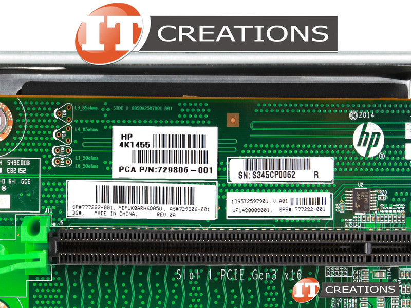 729806-001 HP RISER CARD 1 FOR HP PROLIANT DL380 G9 ( GEN9 ) / DL388 G9 ...