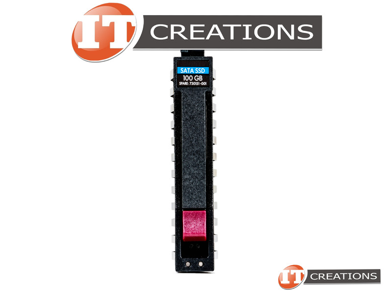 730151-001 - New Other - HP / INTEL 100GB MLC SATA III 2.5 INCH SMALL ...