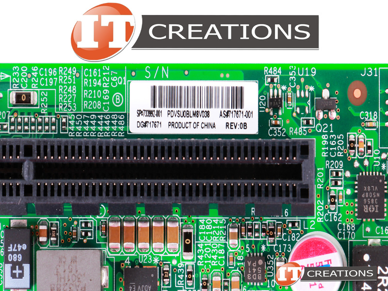 733992-001 HP LOW PROFILE LOM X24 RISER BOARD FOR HPE PROLIANT SL270S ...