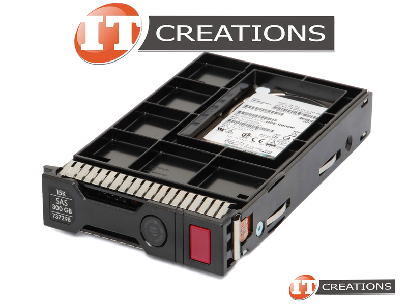 737298-001 - Refurbished - HP 300GB 15K RPM SAS III 3.5 Inch Large Form ...