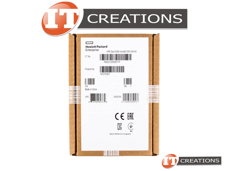 741279-B21-RETAIL - Refurbished - HPE Dual 8GB Micro SD EM USB KIT ...