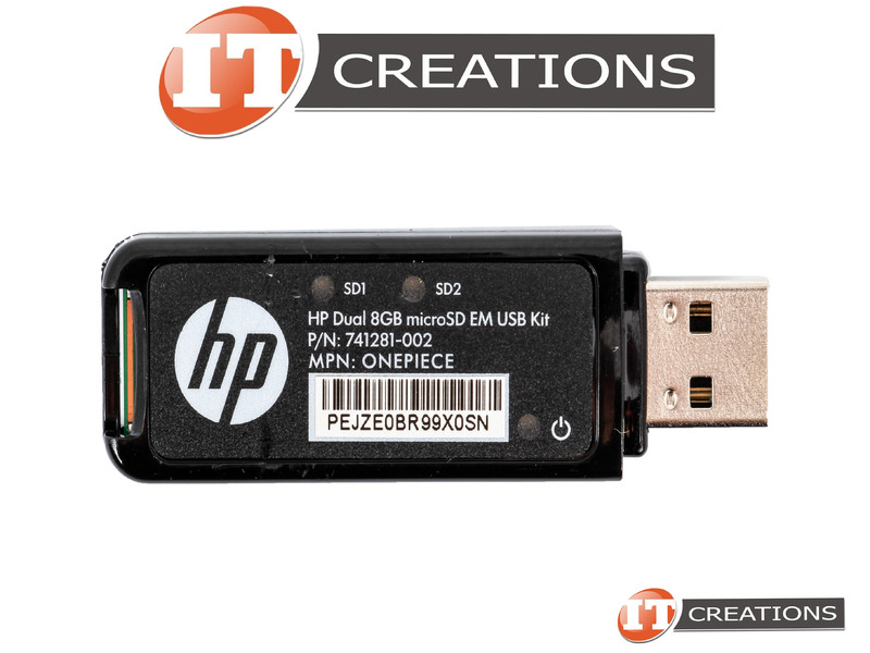 741281-002 HP DUAL MICROSD USB ADAPTER ( KIT PN: 799057-001 / 741279-B21 )