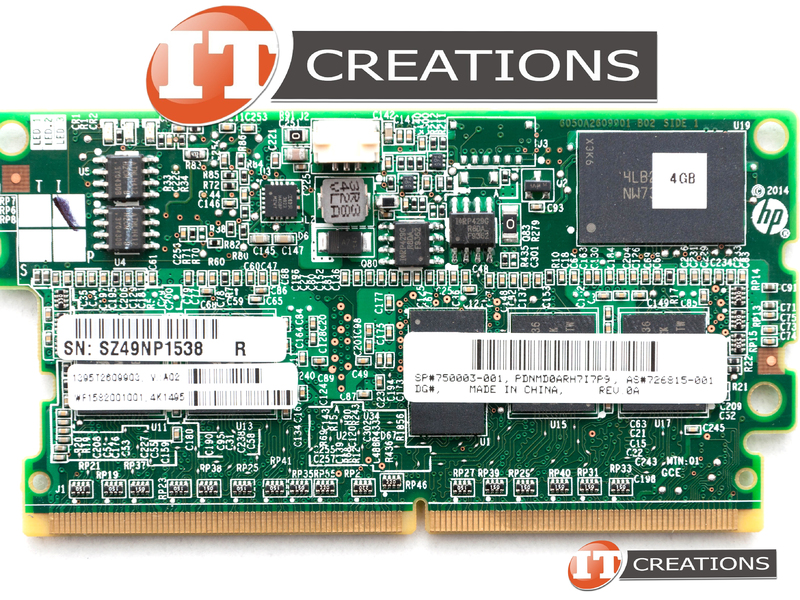 750003-001 HP 4GB FLASH BACKED WRITE CACHE FBWC MEMORY MODULE FOR HP ...