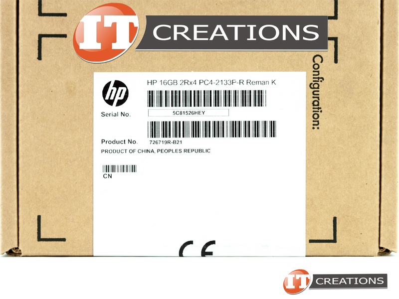 752369-081-RENEW - Refurbished - HP 16GB PC4-17000P-R DDR4-2133P-R ...