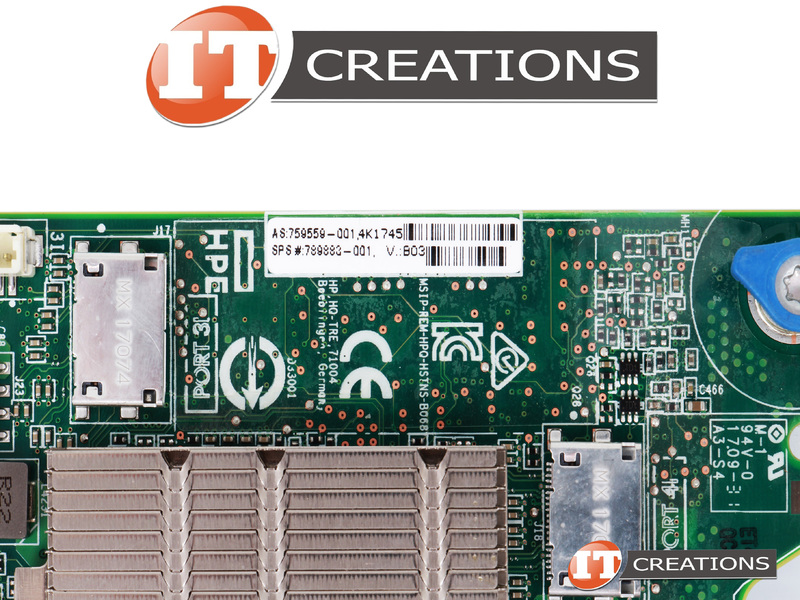 759559-001 HP Smart Array P542d 12gb/s 4 Port Mezzanine SAS Raid ...