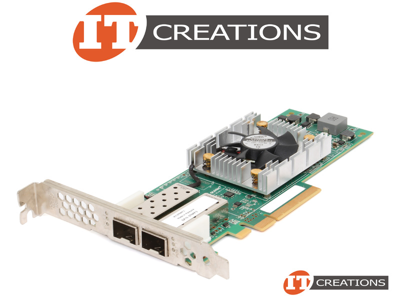 76RF3-HIGH P DELL / Qlogic Qle2662 HBA V3 16GB Dual Port Sfp+ PCI-E 3.0 X8 Fibre Channel Host ...