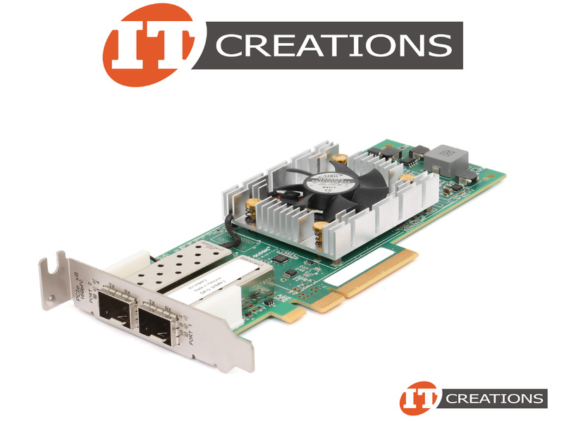 76RF3-LOW P DELL / Qlogic Qle2662 HBA V3 16GB Dual Port Sfp+ PCI-E 3.0 X8 Fibre Channel Host BUS ...