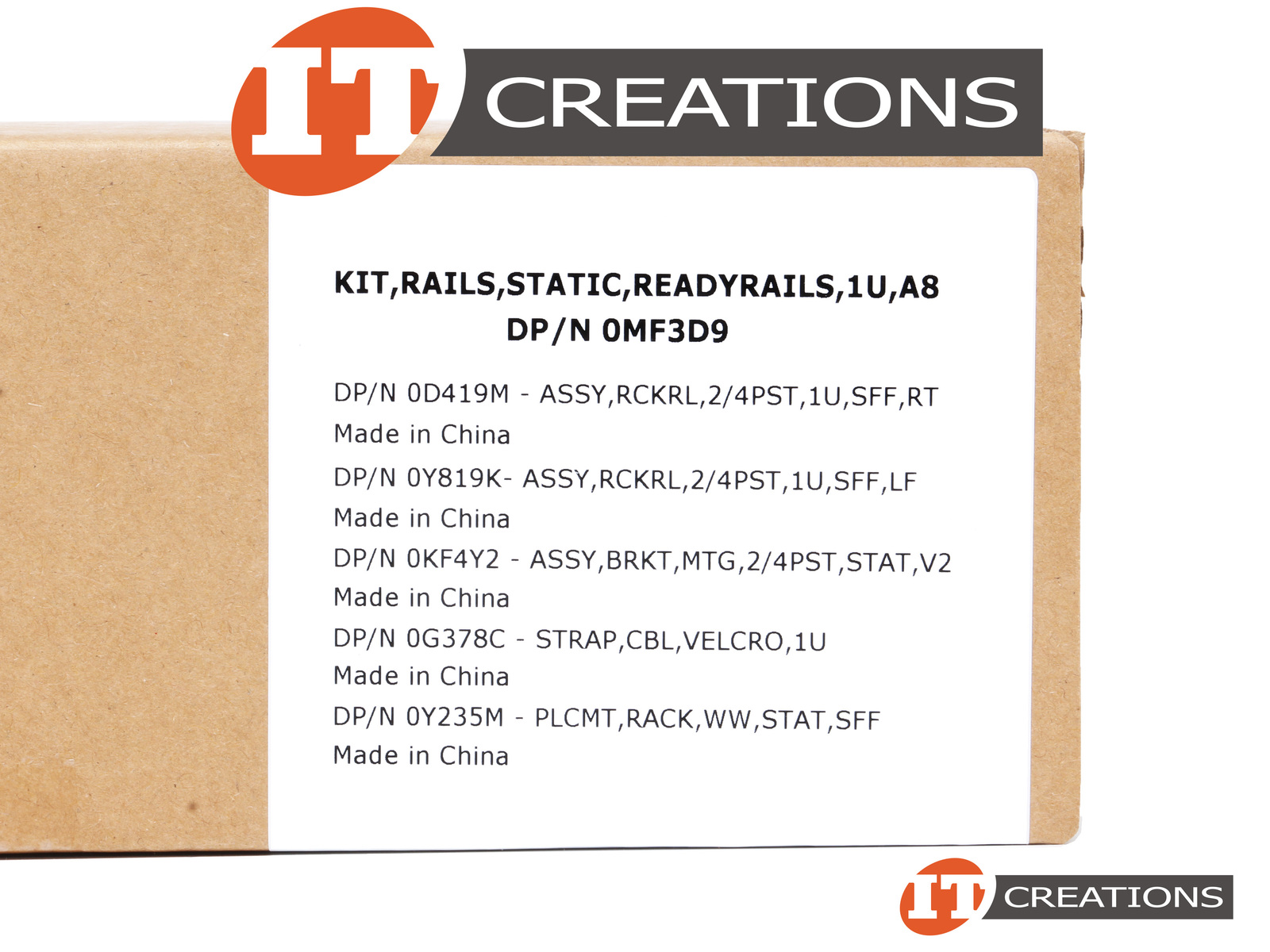 770-BDMR DELL RAIL KIT STATIC READYRAILS 1U FOR DELL EMC POWEREDGE R660 ...