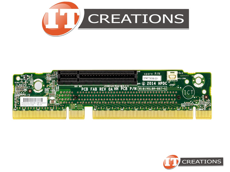 779098-001 HP PCI RISER CARD 1 FOR HP PROLIANT DL160 G9 ( GEN9 ) - MAIN ...