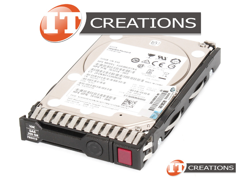 785410-001 - Refurbished - HP 300GB 10K RPM SAS III 2.5 Inch Small Form Factor SFF Enterprise ...