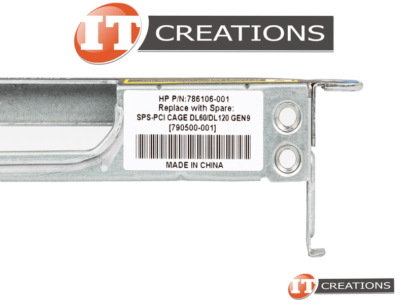 786106-001 HP Optional PCI Riser T Bracket For HPE Proliant Dl60 G9 ...