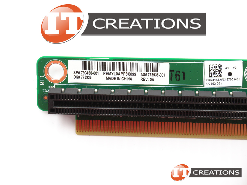 790488-001 HP PRIMARY RISER CARD PCI-E X16 FOR HPE PROLIANT DL60 G9 ...