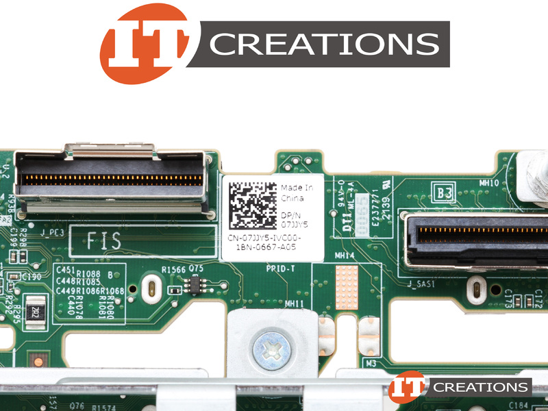 7JJY5 DELL HARD DRIVE BACKPLANE 2.5 INCH SFF 10 BAY FOR DELL EMC ...