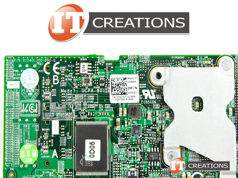 7GCGT-NO BRACKET DELL PERC H710P ADAPTER 6GB/S SAS EIGHT PORT 1GB NON ...