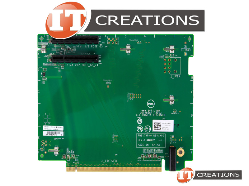 7MCT3 DELL Left Riser Card For DELL Poweredge R920 For Slot 1 ( Cpu1 ...