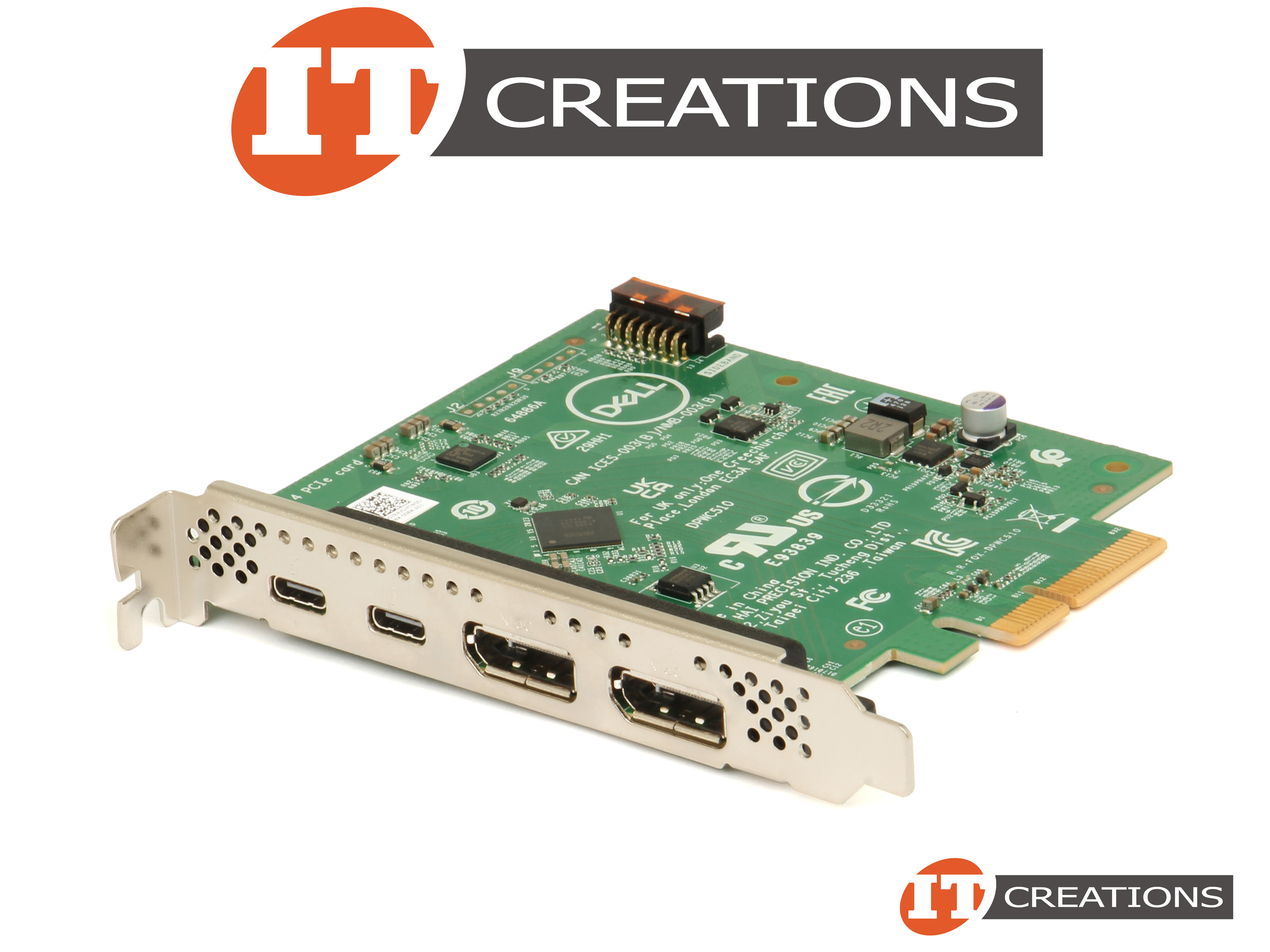 7R4VG-HIGH P DELL Thunderbolt 4 PCIE ADD IN Card Tbt4 PCI-E X4 AIC