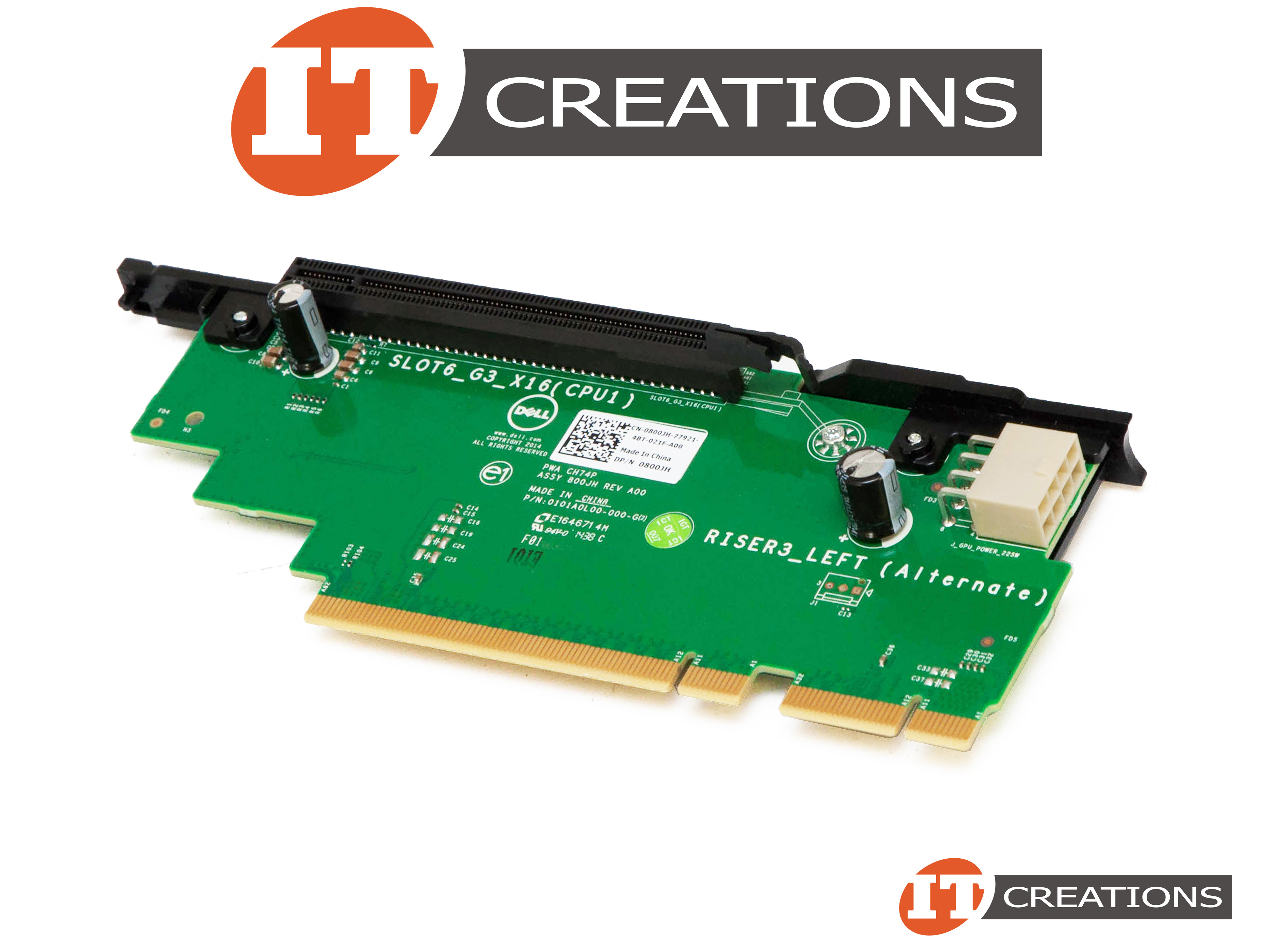 800JH DELL PCI Riser 3 Card For DELL Poweredge R730 / R730xd ...