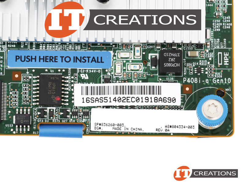 804334-003 HP SMART ARRAY P408I-A SR M83C 12GB/S SAS 8 LANE 2GB FBWC ...