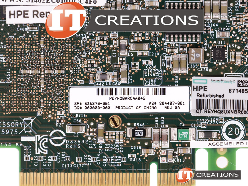 804405-B21 HP Smart Array P408e-P SR 12gb/s SAS 8 EXT Lanes PCI-E 3.0 ...