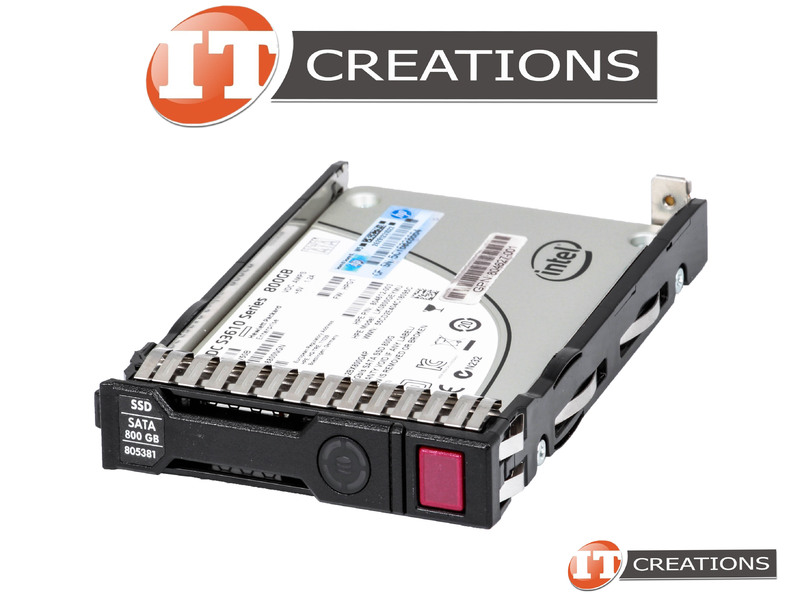 804625-B21 - Refurbished - HP / HPE 800GB MLC SATA III 2.5 INCH SMALL ...