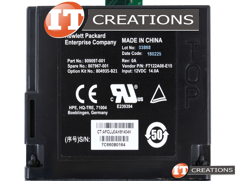 809097-001 HP FAN FOR HPE SYNERGY 12000 FRAME ENCLOSURE - DUAL ROTOR