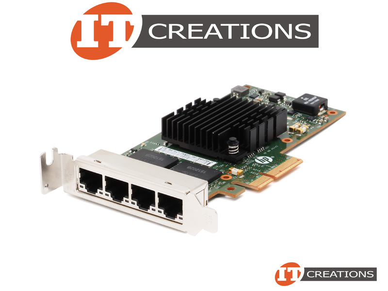 811544-001-LOW P HP / HPE Ethernet 366t NIC 1GB 4 Port PCI-E 2.1 X4 Network Interface Card Intel ...