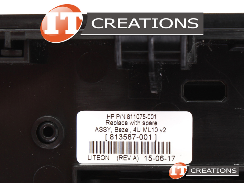 813587-001 HP 4U SECURITY BEZEL FOR HPE PROLIANT ML10 V2