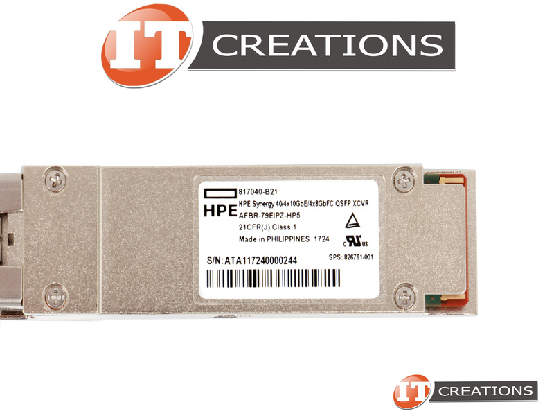 817040-B21 HP / HPE 40gbe Xcvr MPO Qsfp+ SR4 Transceiver 4x10gbe ...