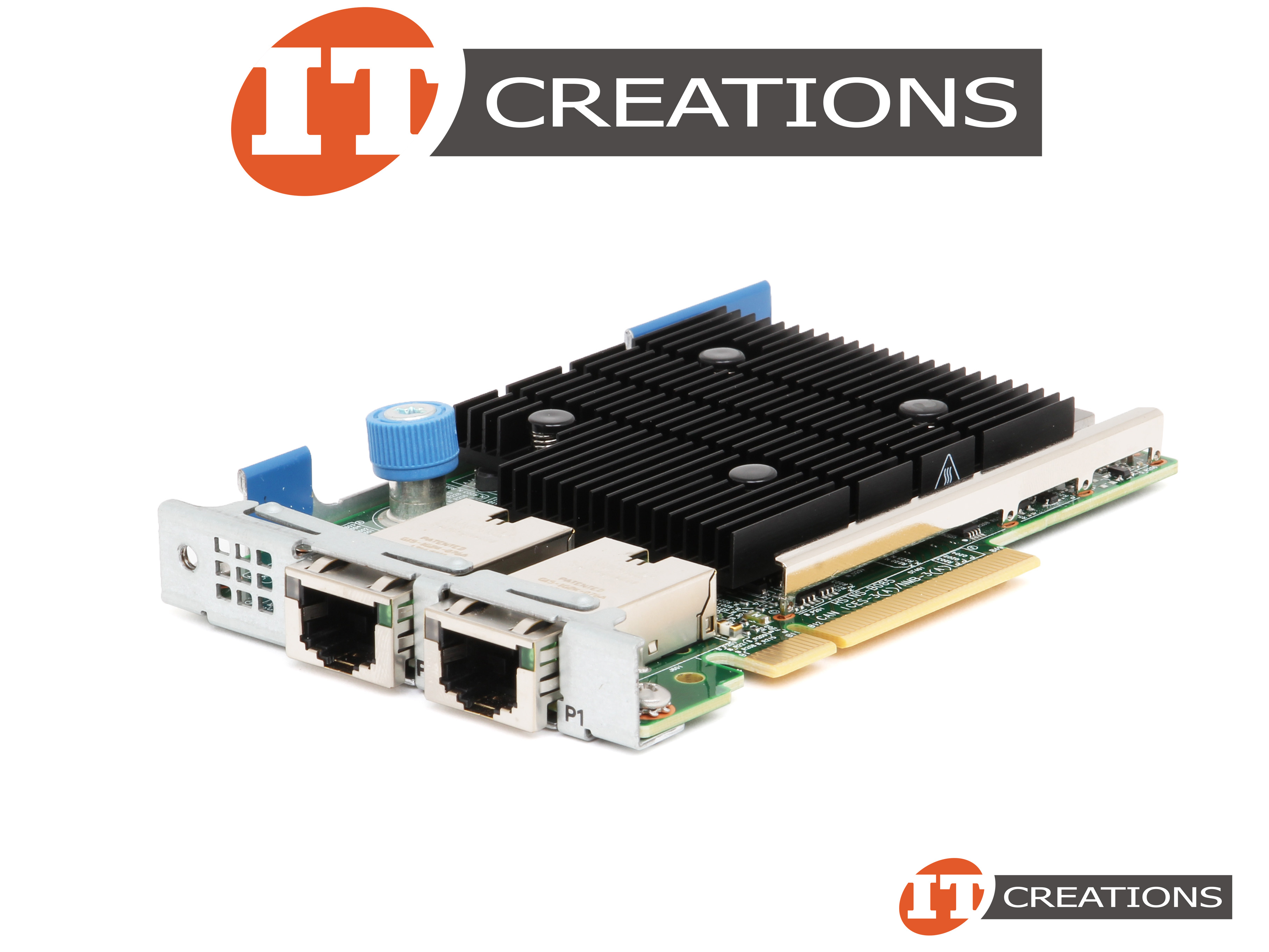 81722-B21 HP 535FLR-T 10GBASE-T DUAL PORT PCI-E 3.0 X8 FLEXIBLELOM ...