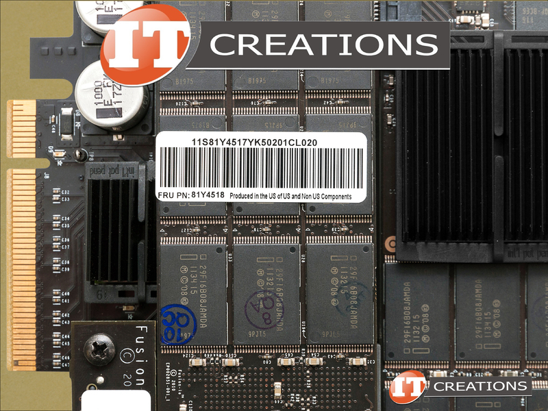 81Y4517 IBM FUSION IODRIVE DUO 640GB IO ACCELERATOR CARD HIGH IOPS MLC ...