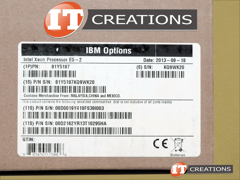 81Y5152-RETAIL - Retail - IBM CPU KIT INTEL XEON 8 CORE PROCESSOR E5 ...