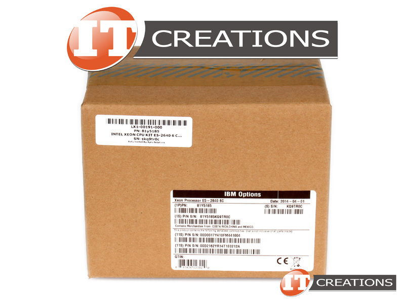 81Y5148-RETAIL - Retail - IBM CPU KIT Intel Xeon 6 Core Processor E5 ...