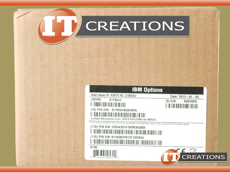 81Y6544-RETAIL - Retail - IBM CPU KIT INTEL XEON 6 CORE PROCESSOR X5675 ...