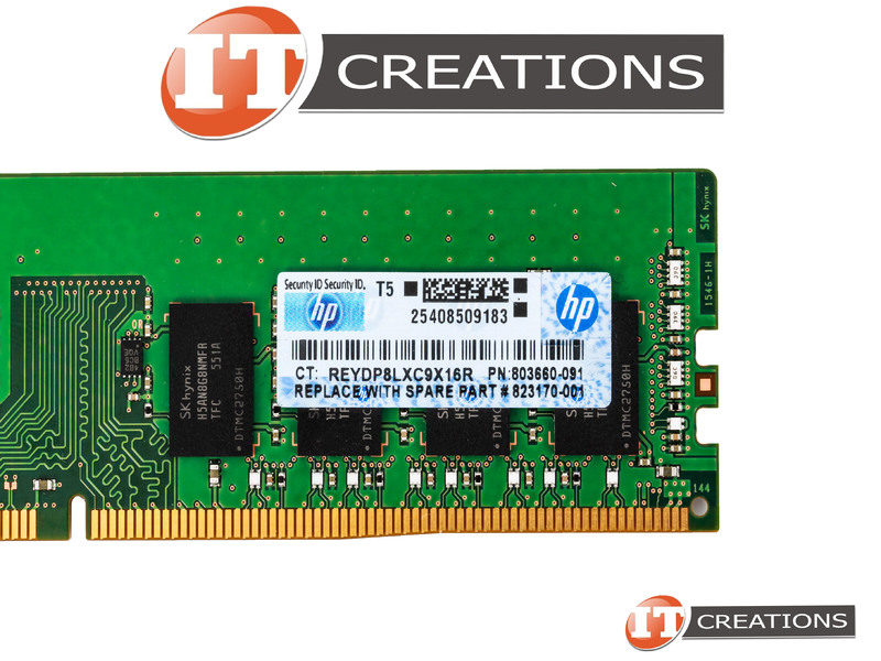 823170 001 HP SK Hynix 8GB PC4 17000 DDR4 2133p E Unbuffered ECC 1rx8 823170 001 HP SK Hynix 8GB PC4 17000 DDR4 2133p E Unbuffered ECC 1rx8