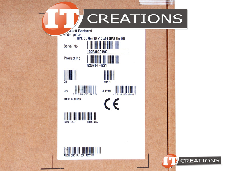 826704-B21-RETAIL - Retail - HPE DL Gen10 X16 / X16 GPU Riser KIT ...
