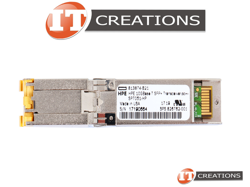 826762-001 HP / HPE 10GBASE-T COPPER 30M RJ45 SFP+ TRANSCEIVER - 10GB ...
