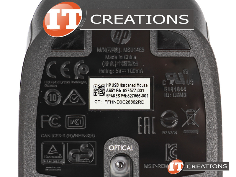 827866-001 HP USB Hardened Mouse ( Model Msu1465 )