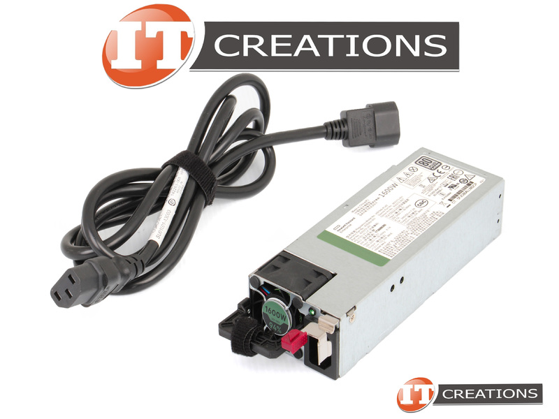 830272-B21 HP 1600W FLEX SLOT PLATINUM HOT PLUG LOW HALOGEN POWER SUPPLY KIT FOR HPE PROLIANT ...