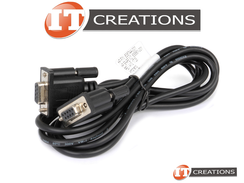 838744-001 HP Serial Port RS-232 DB9 Female 6FT Cable 72 Inch ( 69 IN ...