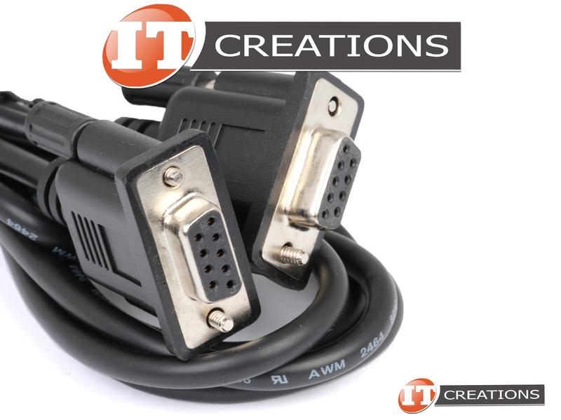 839861-001 HP Serial Port RS-232 DB9 Female 6FT Cable 72 Inch ( 69 IN ...