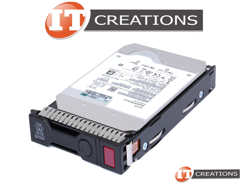 857644-B21 - New Other - HP / HPE 10TB 7.2K RPM SAS III 3.5 INCH LARGE ...