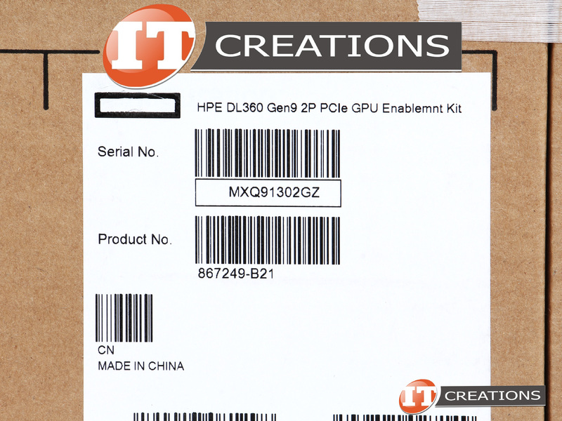 867249-B21-RETAIL - Retail - HPE Dl360 Gen9 2P PCIE GPU Enablement KIT ...
