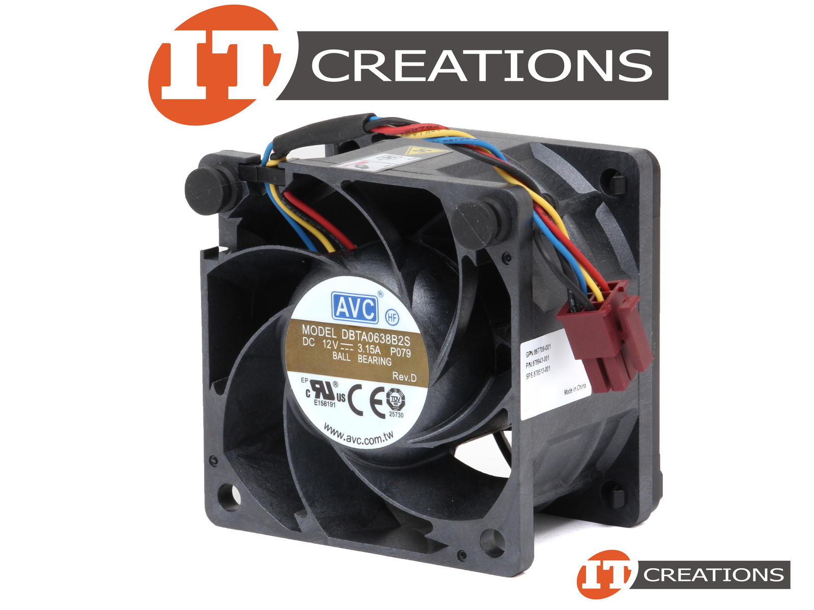 867709-001 HP NON HOT Plug FAN Module For HPE Proliant Dl180 G10 ( Gen10 )