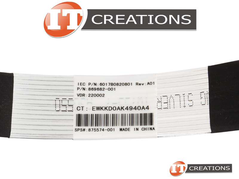 869682-001 HP PCIE NVME Ribbon Cable For HPE Proliant Dl360 G10 ( Gen10 ...